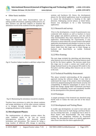 IRJET- Application of Mobile Technologies to Enhance the Teaching and ...