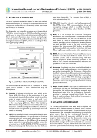 IRJET- Semantic Web Mining and Semantic Search Engine: A Review | PDF
