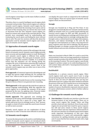 IRJET- Semantic Web Mining and Semantic Search Engine: A Review | PDF