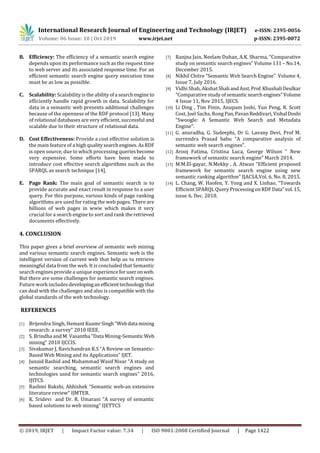 IRJET- Semantic Web Mining and Semantic Search Engine: A Review | PDF