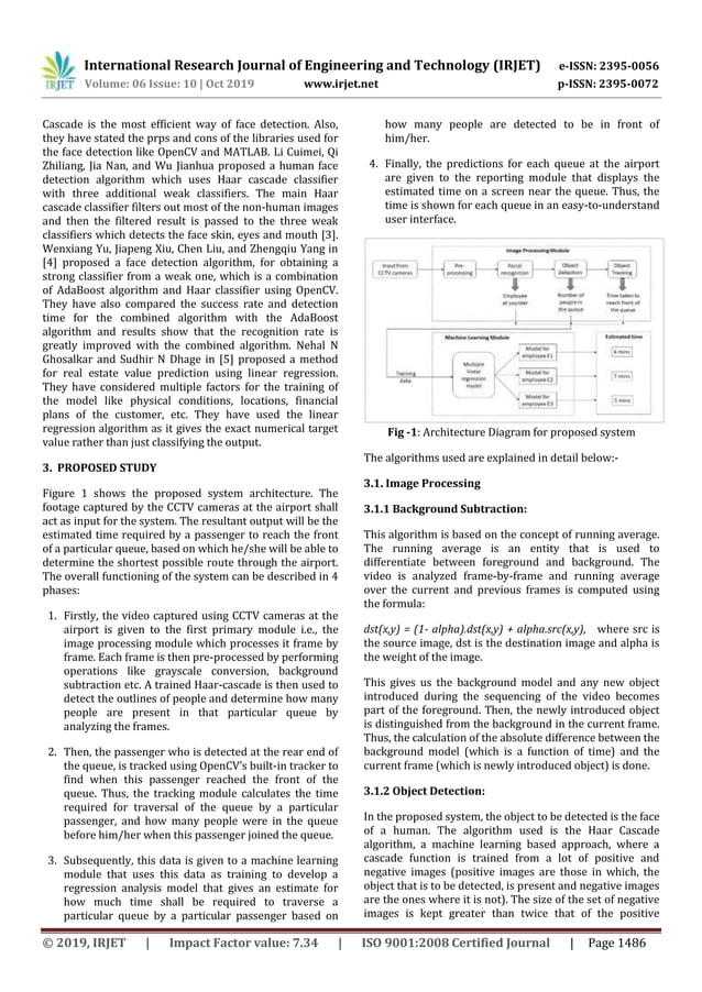 IRJET- Intelligent Queue Management System at Airports using Image Processing and Machine ...