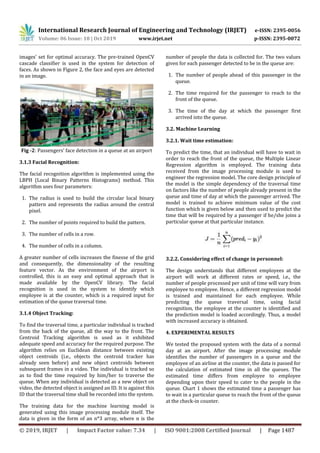 IRJET- Intelligent Queue Management System at Airports using Image Processing and Machine ...