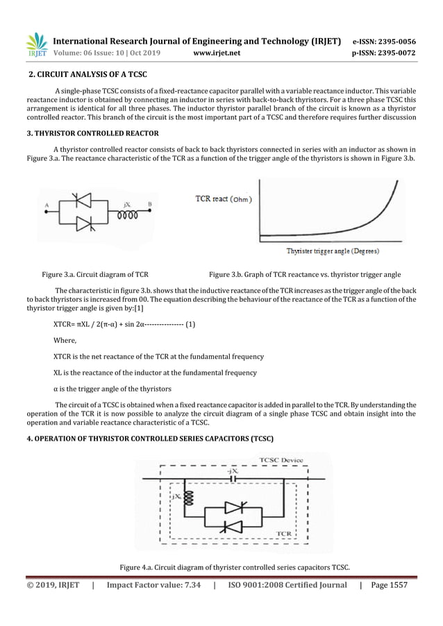 IRJET- Optimization of Power Flow in Transmission Line using TCSC Controllers | PDF