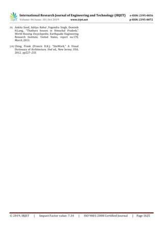 IRJET- To Study the Appraisal of Construction Techniques in Lower ...