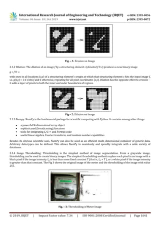 IRJET- ROI based Automated Meter Reading System using Python | PDF