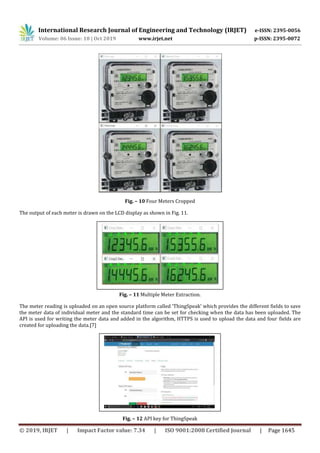 IRJET- ROI based Automated Meter Reading System using Python | PDF