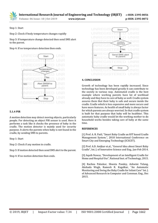IRJET- IoT based Smart Cradle System for Baby Monitoring | PDF | Internet of Things | Internet