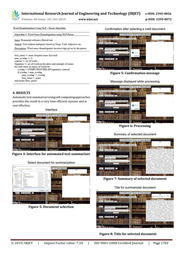 IRJET- Semantic based Automatic Text Summarization based on Soft ... IRJET- Semantic based Automatic Text Summarization based on Soft ...