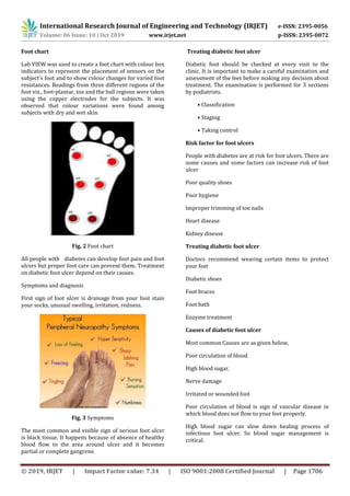 IRJET- Foot Care Sandal for Diabetic Patients Monitoring by using Lab ...