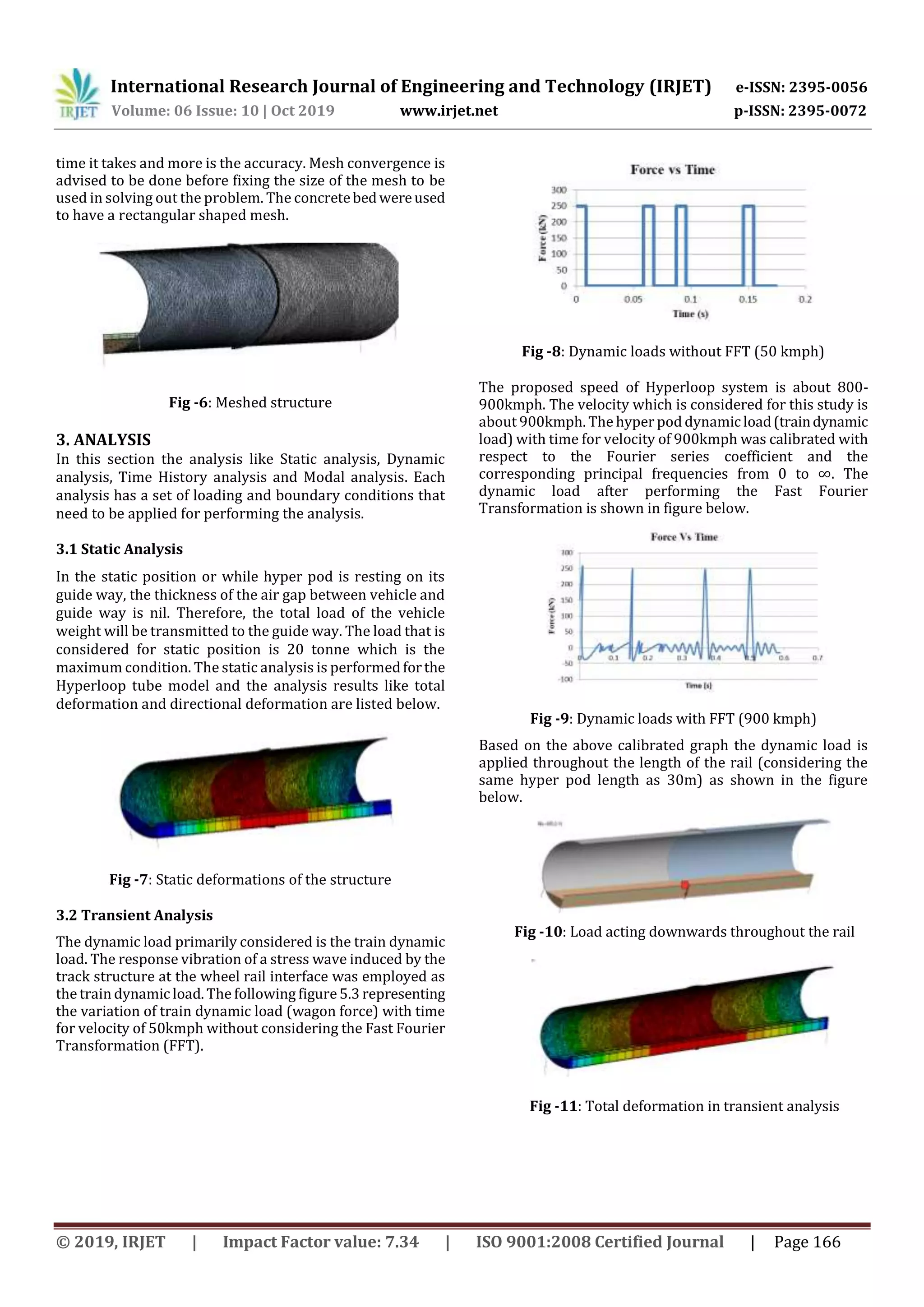 IRJET- Numerical Analysis of Hyperloop Transportation Structure | PDF