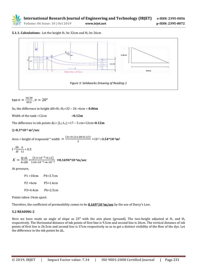 IRJET- Seepage Analysis using Drainage Seepage Tank | PDF