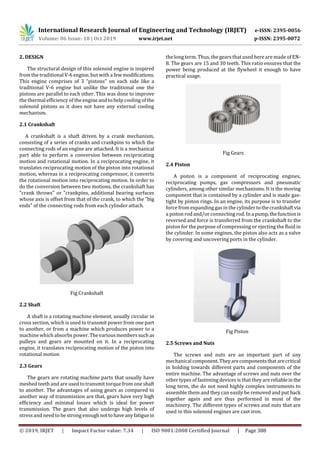 IRJET- Design and Analysis of V6 Solenoid Engine | PDF
