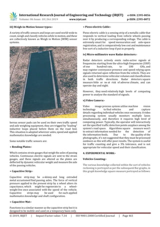 IRJET- Detailed Survey & Analysis of a Traffic System on Mid Block ...