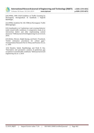 IRJET- Detailed Survey & Analysis of a Traffic System on Mid Block ...