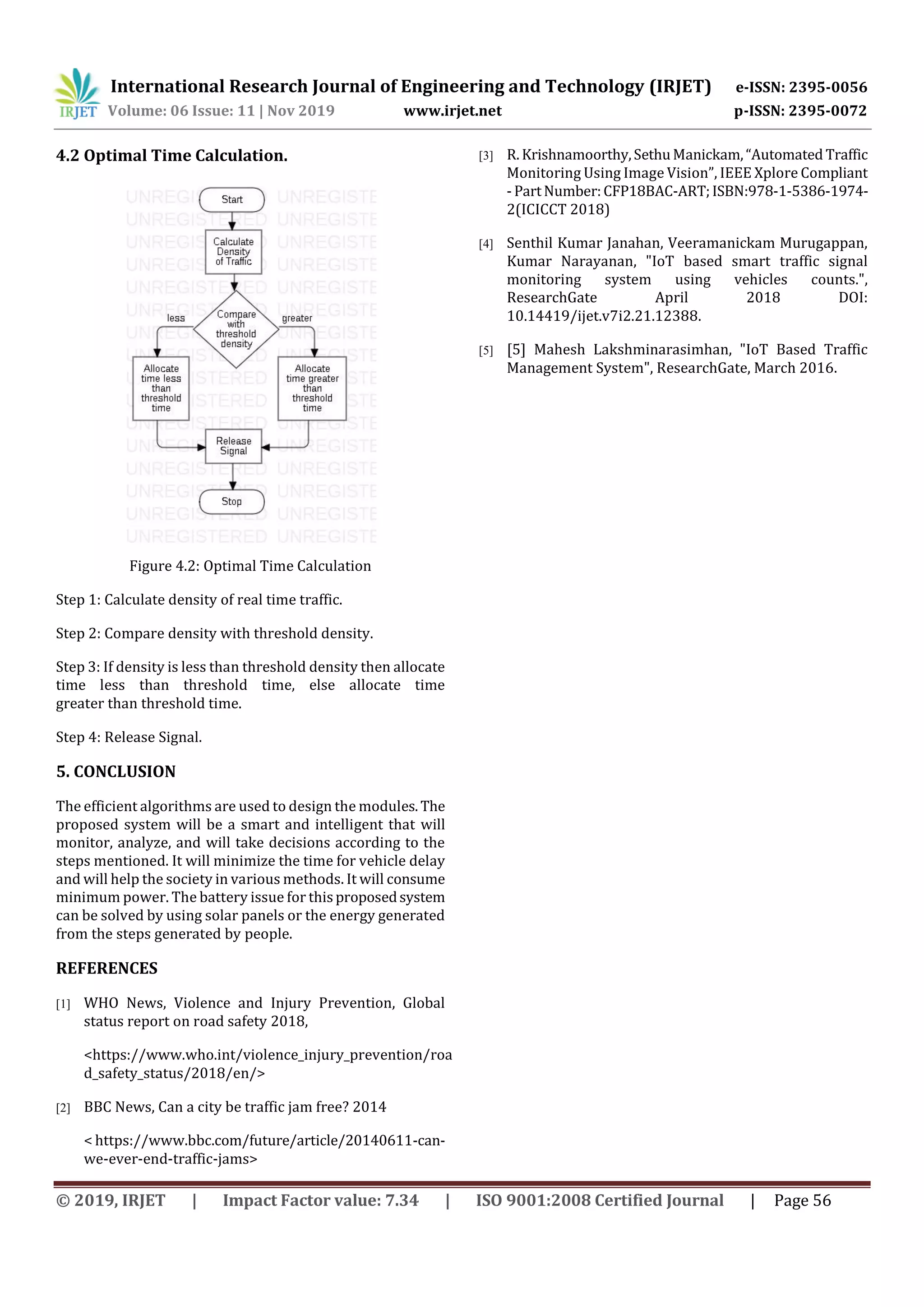 IRJET- Automatic Traffic Management System | PDF