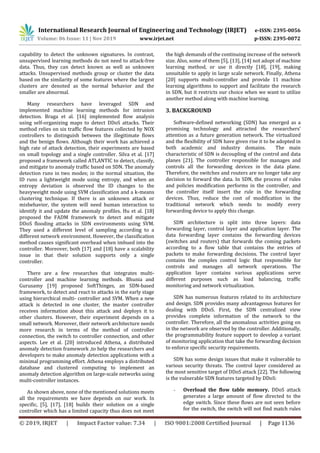 IRJET- SDN Multi-Controller based Framework to Detect and Mitigate DDoS in Large-Scale Network ...