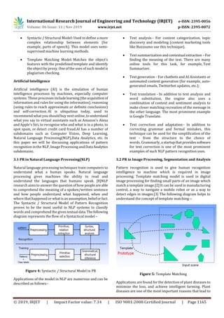 IRJET- Pattern Recognition Process, Methods and Applications in Artificial Intelligence | PDF