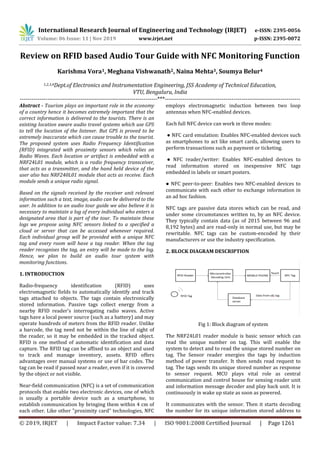 IRJET- Review on RFID based Audio Tour Guide with NFC Monitoring ...