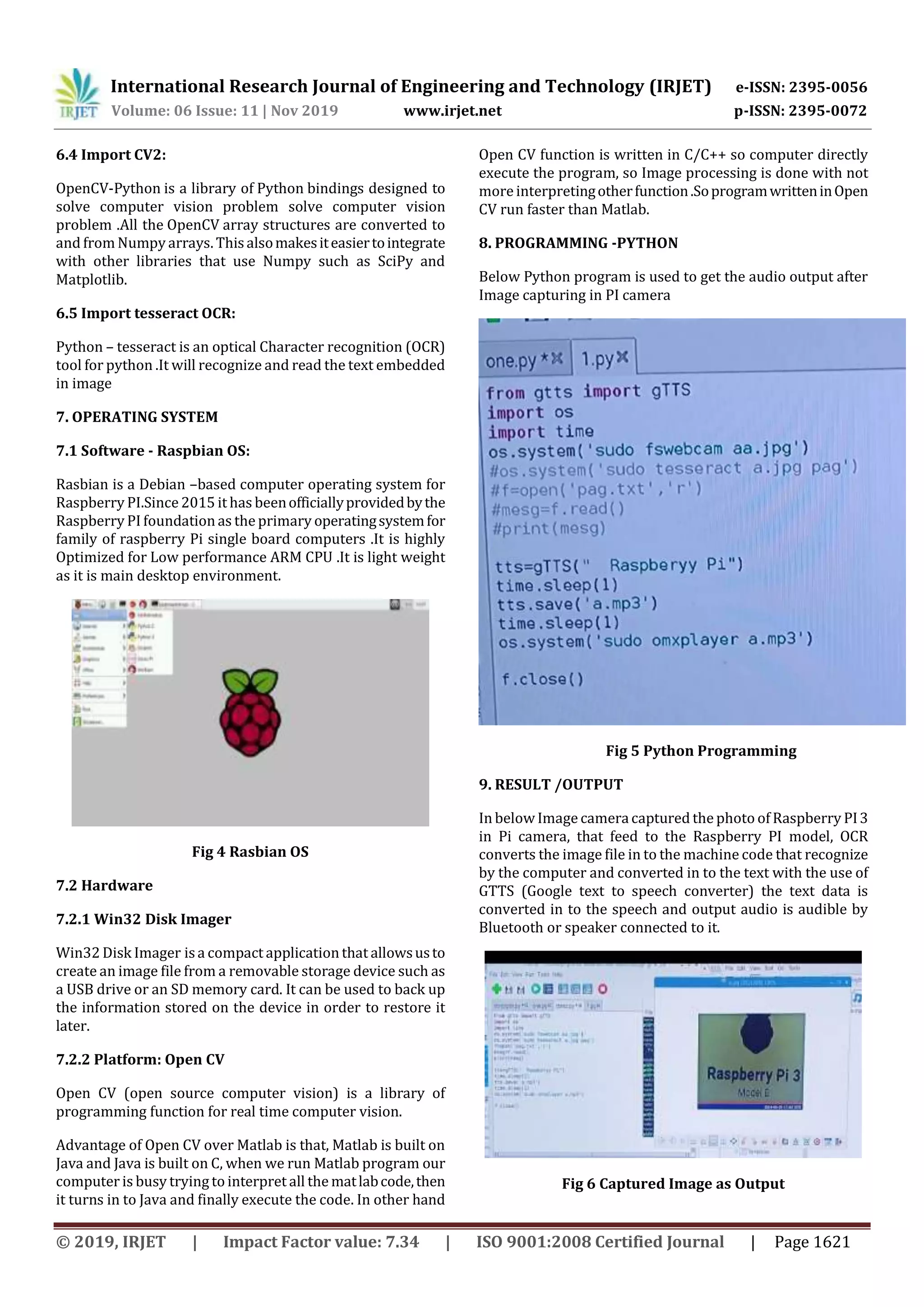 IRJET- Portable Camera based Assistive Text and Label Reading for Blind ...