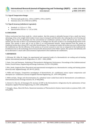 IRJET- Critical Analysis of Thermoelectric Cycle (Tri-Cycle) | PDF ...