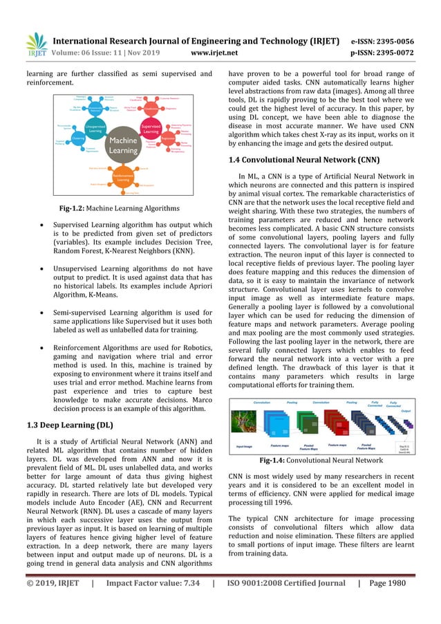 Irjet Chest Abnormality Detection From X Ray Using Deep Learning Pdf