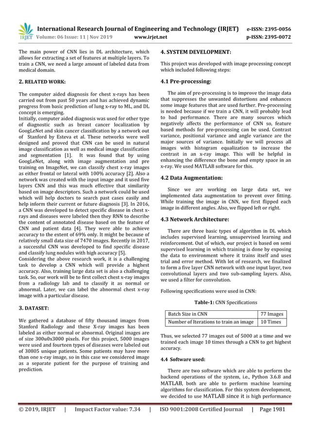 IRJET- Chest Abnormality Detection from X-Ray using Deep Learning | PDF IRJET- Chest Abnormality Detection from X-Ray using Deep Learning | PDF