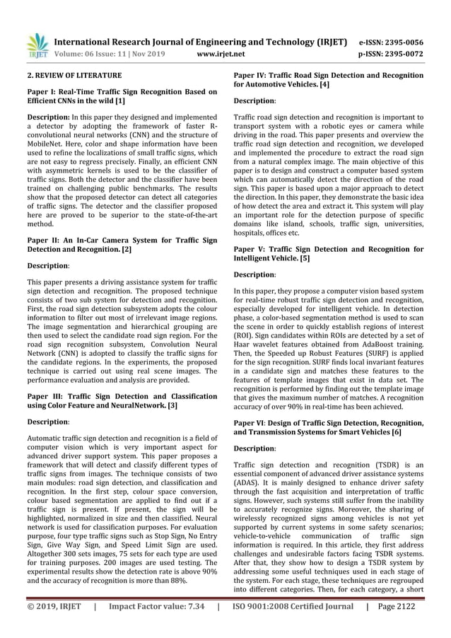 IRJET- Traffic Sign Detection, Recognition and Notification System using Faster R-CNN | PDF
