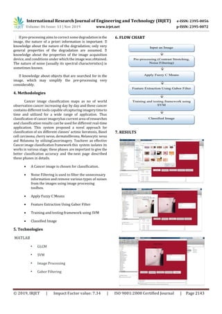 IRJET- Skin Cancer Detection using Digital Image Processing | PDF
