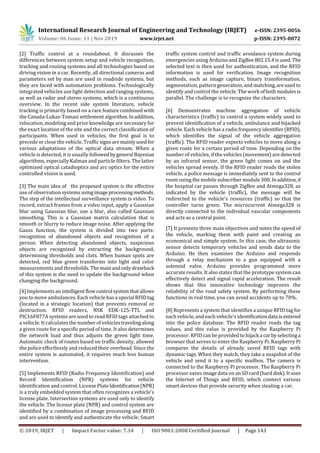 IRJET- AI Based Traffic Signal Control System | PDF