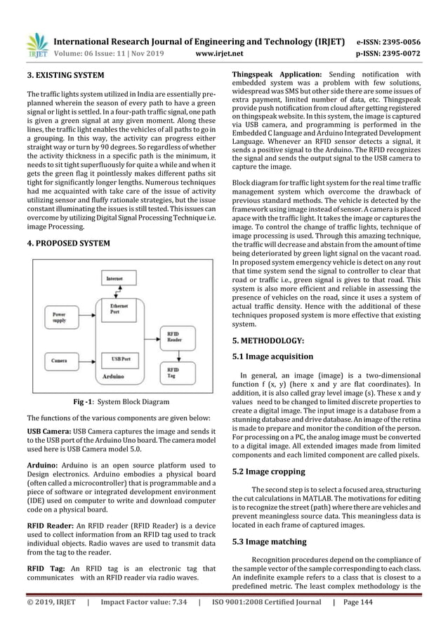 IRJET- AI Based Traffic Signal Control System | PDF