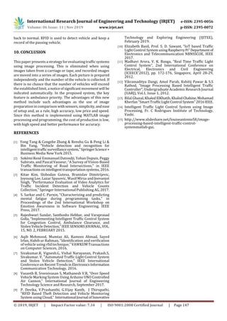 IRJET- AI Based Traffic Signal Control System | PDF