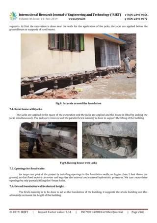 IRJET- Case Study on Uplifting of Structures | PDF