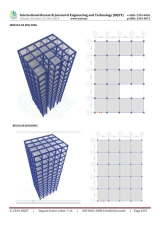 IRJET- Seismic Analysis and Comparative Study of Regular and Irregular Building using ETABS | PDF