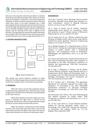 IRJET- Path Finder with Obstacle Avoidance Robot | PDF