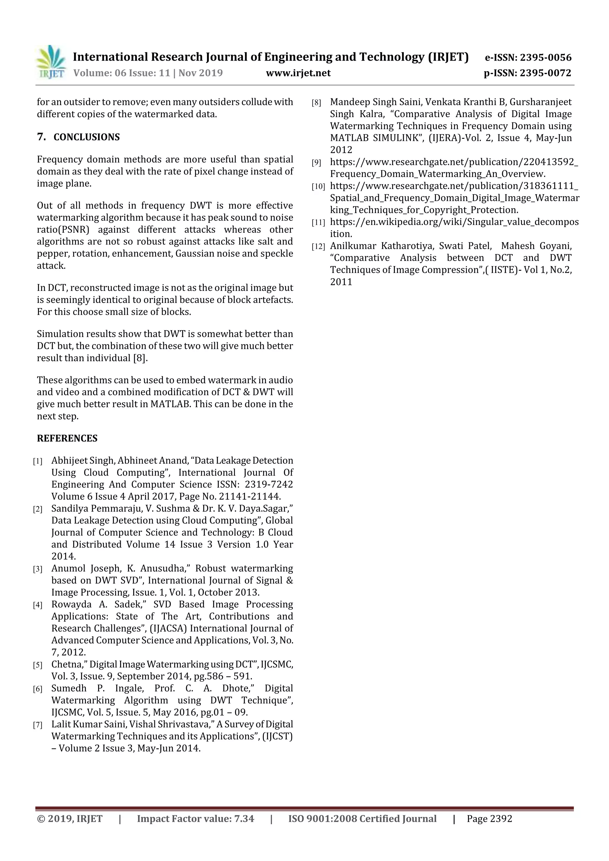 IRJET- Data Leakage Detection using Cloud Computing | PDF