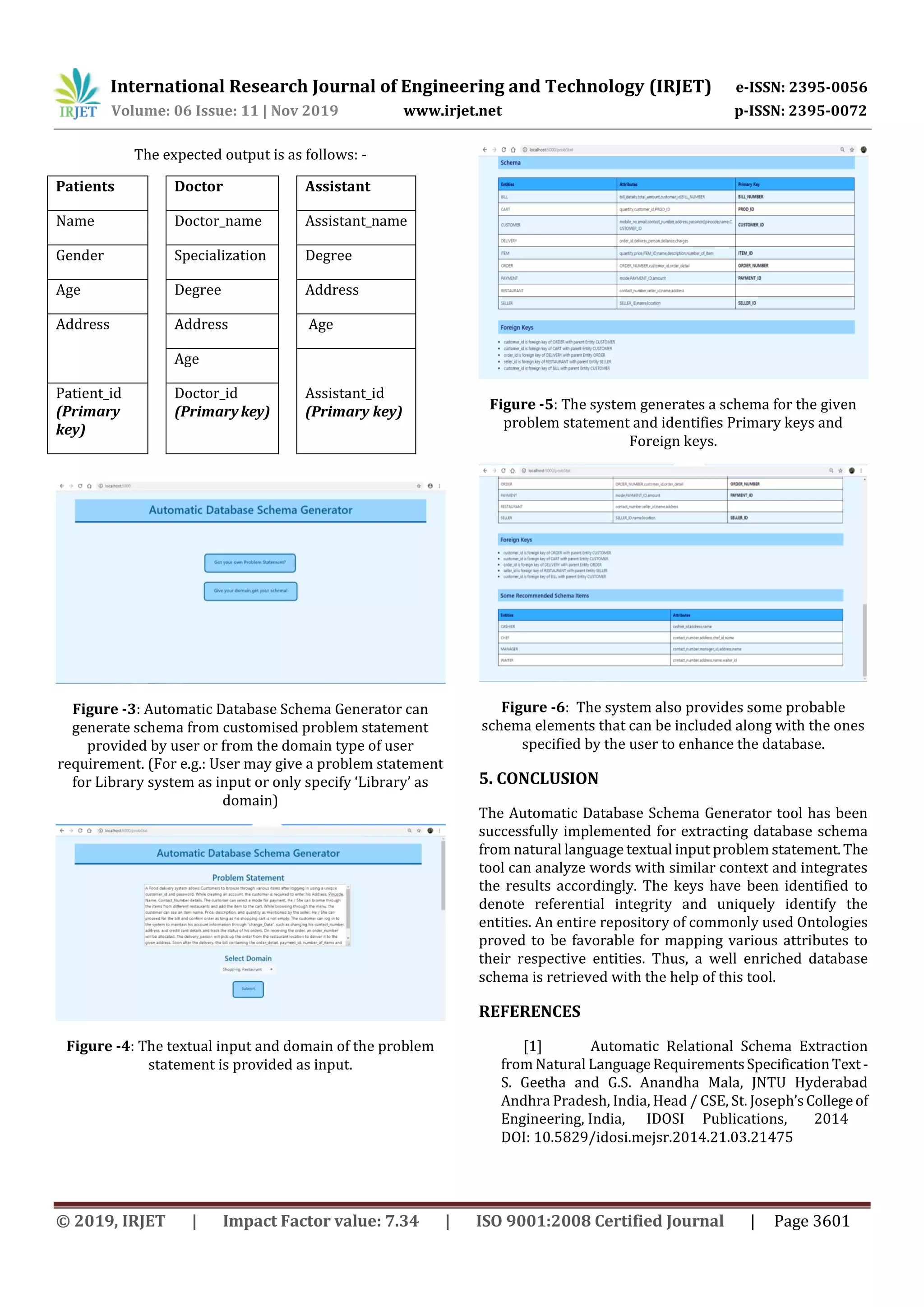 IRJET- Automatic Database Schema Generator | PDF