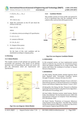 IRJET- Personality Prediction System using AI | PDF