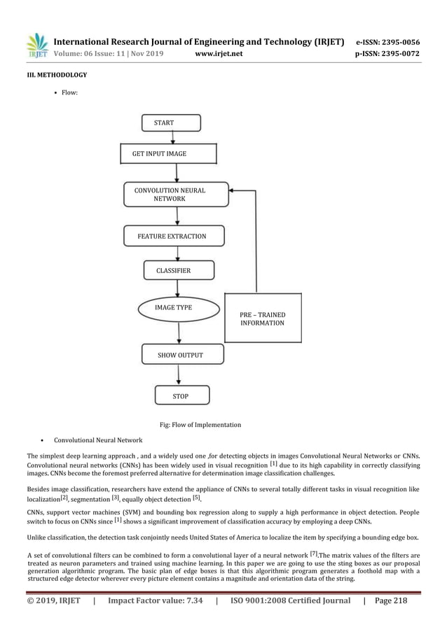 IRJET- Object Detection in an Image using Deep Learning | PDF