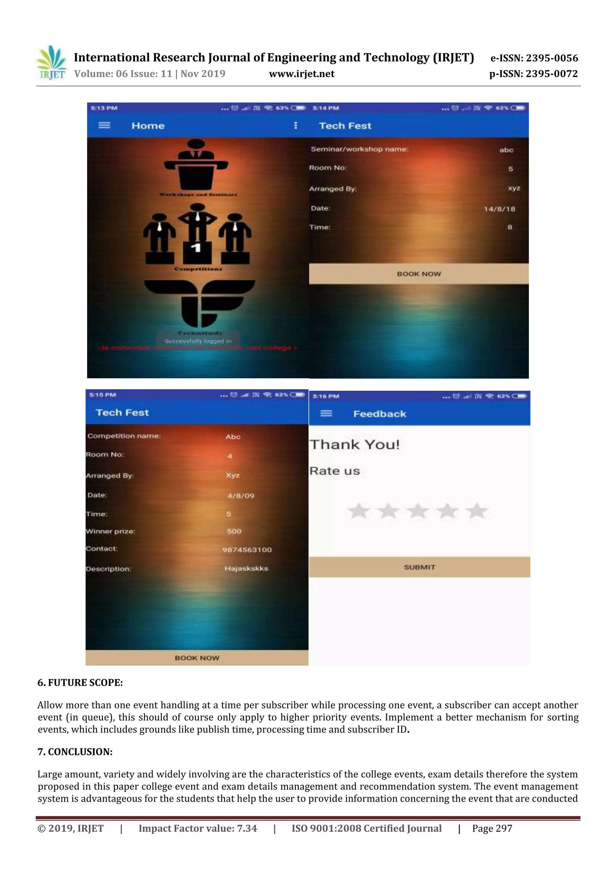 IRJET- Tech-Fest Management System | PDF
