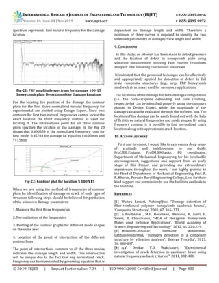 IRJET- A Fault Diagnosis in Aluminium Honeycomb Structure using ...