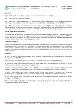 IRJET- Smart and Secure IoT based Child Monitoring System | PDF