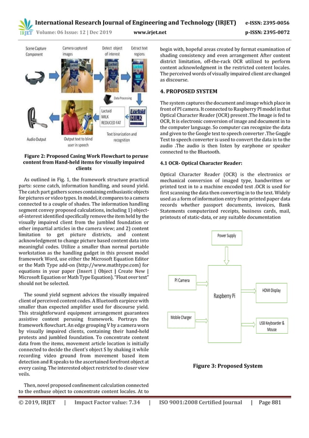 IRJET- Review on Portable Camera based Assistive Text and Label Reading ...