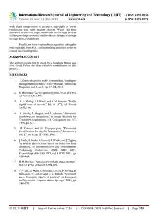 IRJET- Smart Traffic Control System using Yolo | PDF