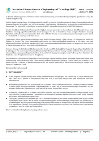 IRJET- Cross User Bigdata Deduplication | PDF
