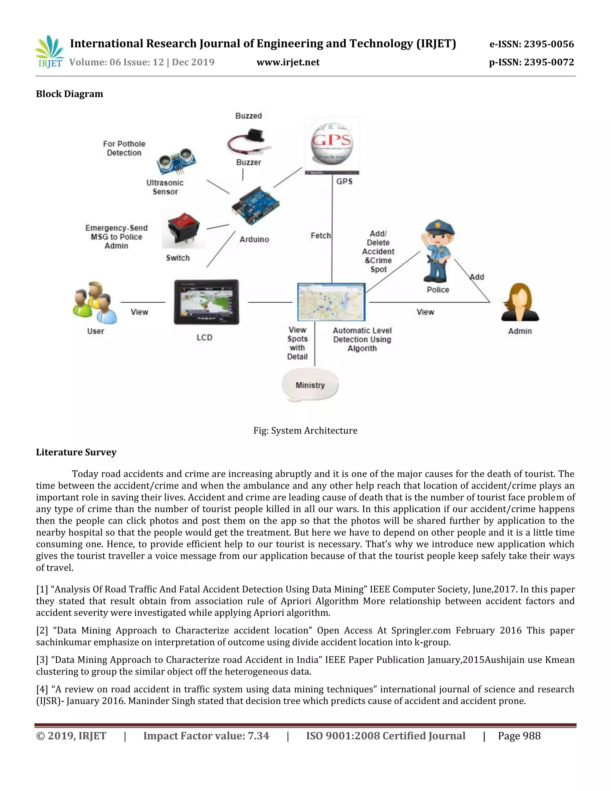 IRJET- Identification of Crime and Accidental Area using IoT | PDF