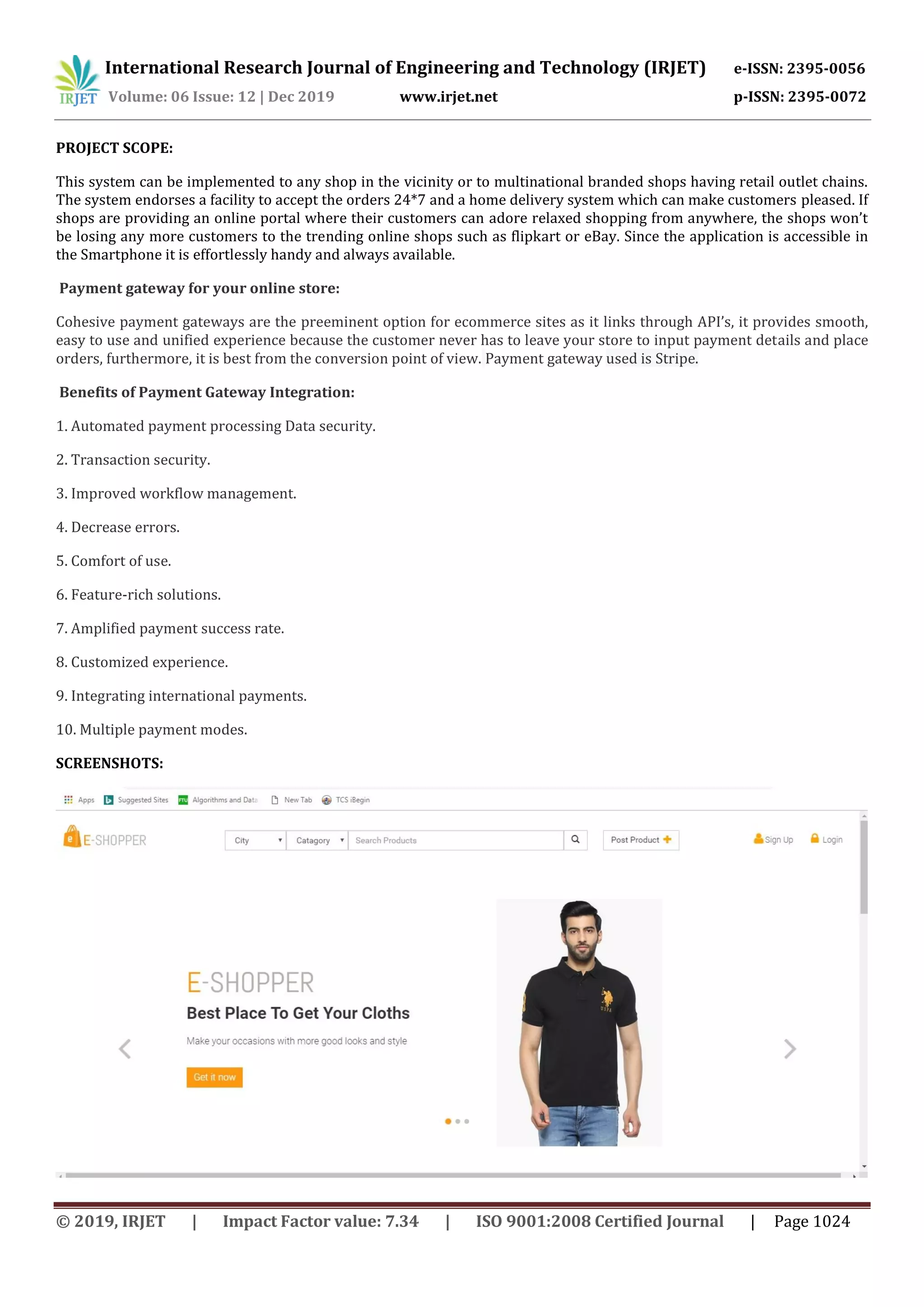 IRJET- Online Shopping System | PDF