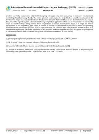 IRJET- Online Shopping System | PDF