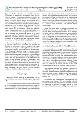 IRJET- Printed Conductive Transparent Films for the Fabrication of ...