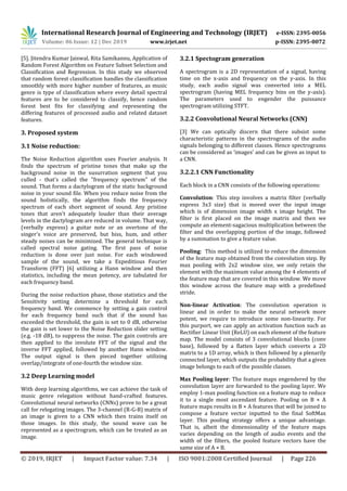 IRJET- Machine Learning and Noise Reduction Techniques for Music Genre ...