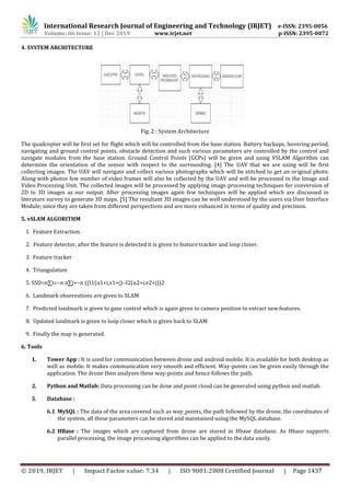 IRJET- Proposed Design for 3D Map Generation using UAV | PDF